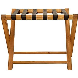 Manada Solid Teak Luggage Rack