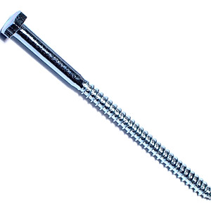 Hard-to-Find Fastener 014973259693 Hex Lag Screws, 1/4 x 4-1/2, Piece-100