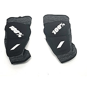 1 Unisex-Adult Ridecamp Knee Guard, Grey Heather/Black, S