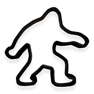 Sasquatch Big Foot Cookie Cutter with Easy to Push Design, for Baby Showers, Work Events, and Birthday Celebrations (4 inch)