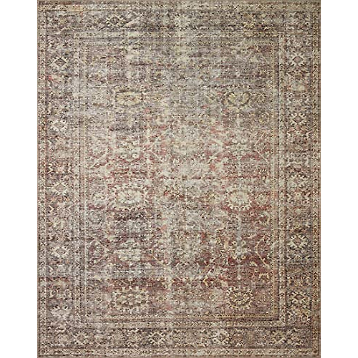 Loloi Amber Lewis x Georgie Bordeaux/Antique 10'-0" x 14'-0" Area Rug