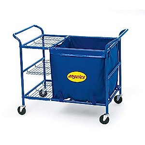 Angeles Rolling Ball Cart, Gym Sports Equipment Storage, Rolling Utility Cart