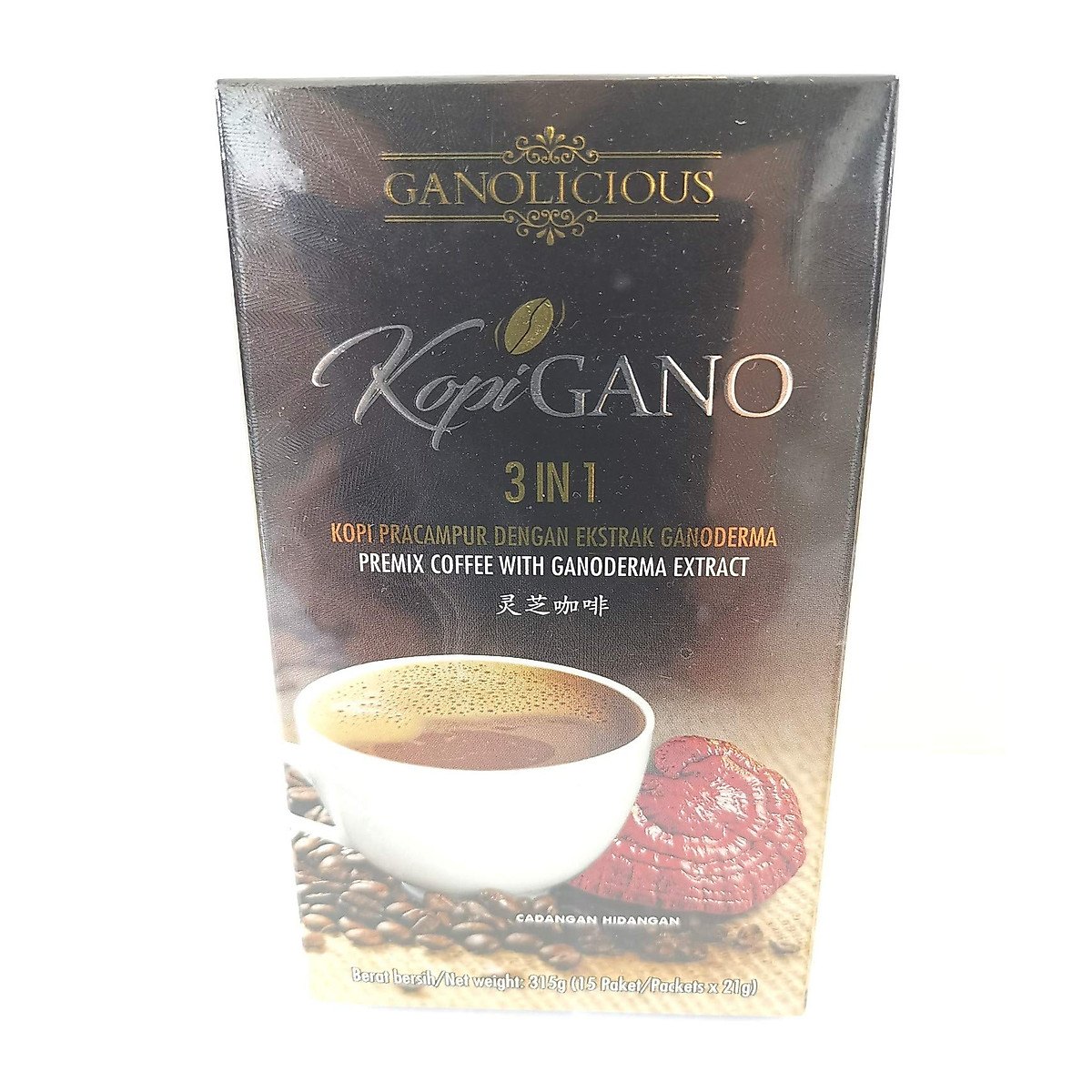 3 boxes Gano Cafe GanoCafe 3 in 1 Ganoderma Coffee