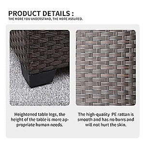 Valita 2-Piece Patio Rattan Chaise Lounge Adjustable Reclining Back Outdoor PE Wicker Furniture with Washable Turquoise Cushions Best Choice for Pool,Garden,Seaside