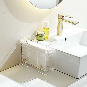 Folded Paper Towel Holder Acrylic Countertop Paper Towel Dispenser Suitable for Z-fold, C-fold or Multi-Fold Paper Towels1