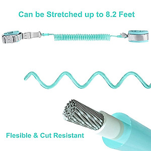 Anti Lost Toddler Leash with Backpack Harness and Wrist Link for Child Safety Wristband Leash Keep Your Runner Close and Safe in Crowd Public Events.