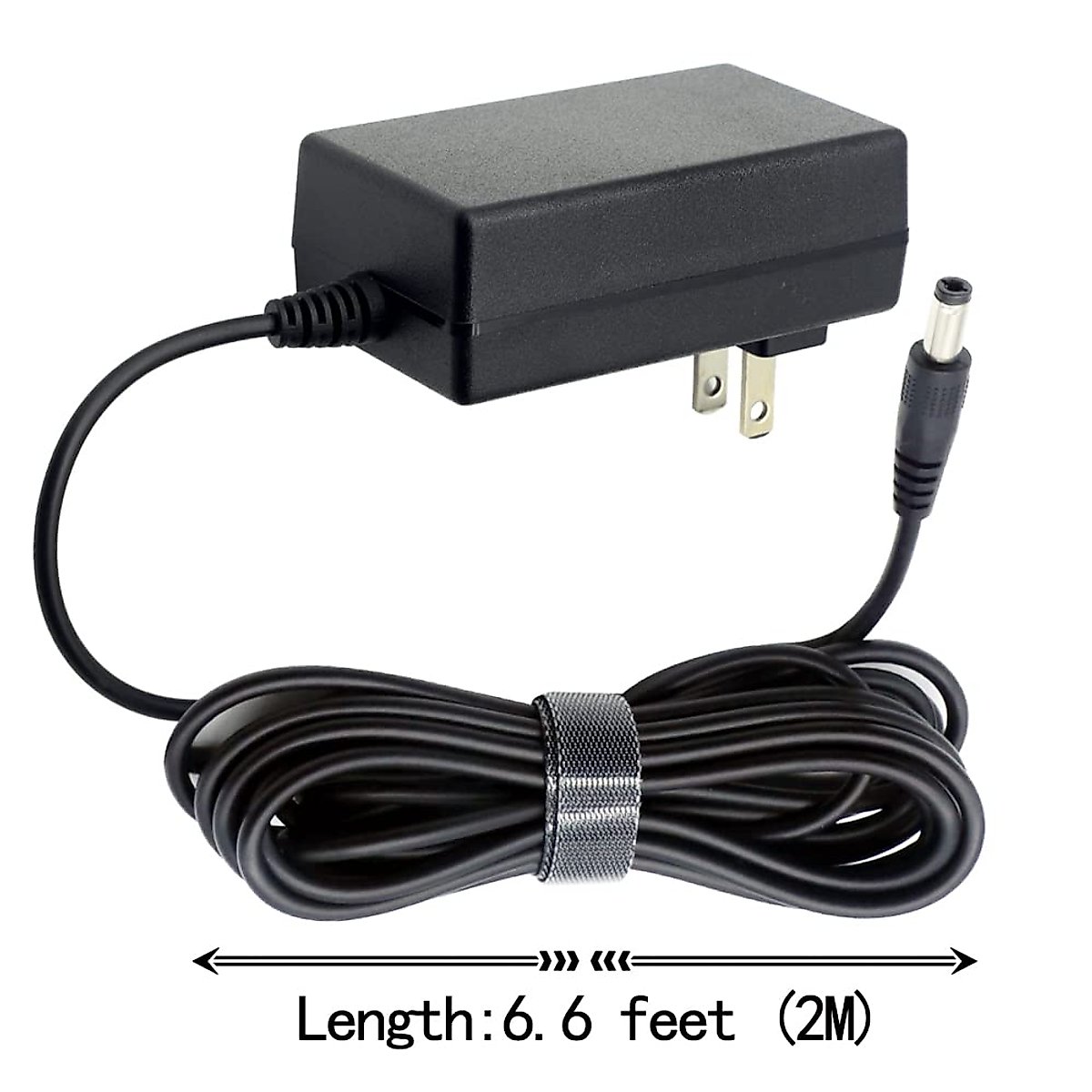 9V 2A Charger Adapter, 2.1 X 5.5mm Center Postive Plug, for Arduino UNO R3 Crosley Cruiser Portable Turntable Record Player ​(6.6FT)