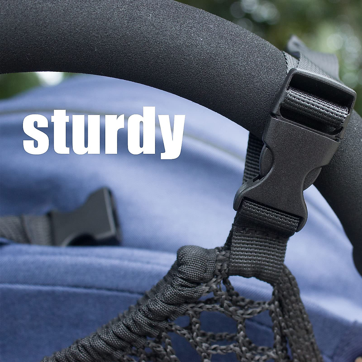 Stroller Organizer Extra Stroller Storage Space,For Carrying Diaper &Toys | Non-Slip And Adjustable Straps,Specially Designed For Mothers,Loved By Parents,Parents'Favorite Stroller Storage Accessories