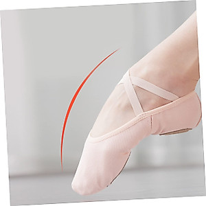 SOIMISS Women Flats Shoes Kids Ballet Shoes Leather Flats for Women Canvas Ballet Shoes Womens Ballet Shoes Soft Sole Shoes Ballet Slipper Sole Ballet Shoe Ballet Dance Shoes Dancing Shoes