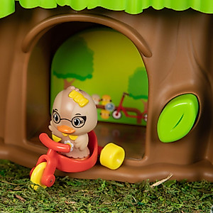 Fat Brain Toys Timber Tots Schoolhouse - Classic Imaginative Play for Ages 2+