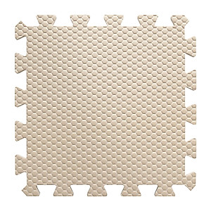 Smabee 16pcs Interlocking Printed Wood Grain EVA Foam Mats Protective Floor Tiles Exercise Play Mat for Kids Room Parlor Bedroom Home 11.8" x 11.8" (Wood Grain Yellow)