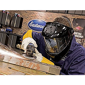 Eastwood XL Panoramic View Welding Helmet True Color Auto Darkening Throat Guard