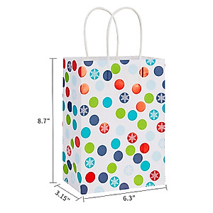 SUNCOLOR 30 Pack Small Christmas Gift Bags