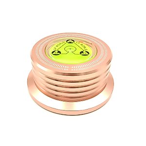 Record Weight 60HZ LP Disc Stabilizer Turntable Level Vinyl Clamp (60Hz, Gold)