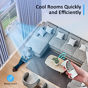 shinic Twin Window Fan with Remote, 9-Inch Blades Reversible Airflow, Thermostat Control, 3 Speeds, 3 Functions, 23.8"-37" Expandable Width, Window Exchaust Fans for Home Bedroom, ETL Certified