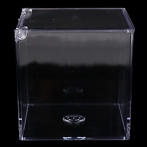 kekafu Coffee Capsule Holder Clear Acrylic Box Coffee Pod Storage Coffee Pod Holder Dispenser Tea Bag Organizer with Lid