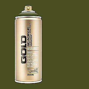 Montana Cans Montana GOLD 400 ml Color, Olive Green Spray Paint, MXG-CL6340, 1 Count (Pack of 1)