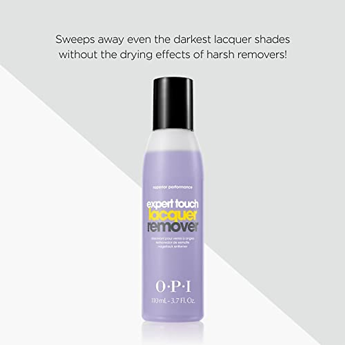 OPI Nail Polish Remover, Expert Touch Fastest Non-Drying Formula, Great for Gel Nail Polish Removal & Leaves Cuticles Soft & Smooth, 3.7 fl oz