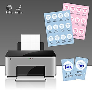 2000 Piece Printable Business Cards, Perforated Blank Card Stock Paper for Inkjet and Laser Printers, 3.5 x 2 Inches (2000)