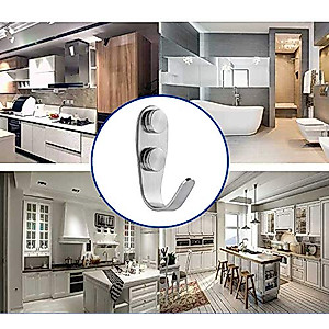 Hooks for Wall Mounted Hanging Heavy Duty Wall Hooks,Stainless Steel Hooks for Coats,Towels Fit for Bathroom Kitchen4sets