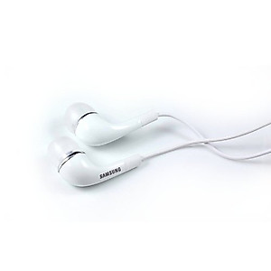 Samsung EHS64AVFWE 3.5mm EHS64 Stereo Headset with Remote and Mic - Original OEM - Non-Retail Packaging - White