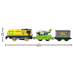 Thomas & Friends TrackMaster Raul & Emerson, motorized train with removable toy plane for toddlers and preschoolers ages 3 years & older