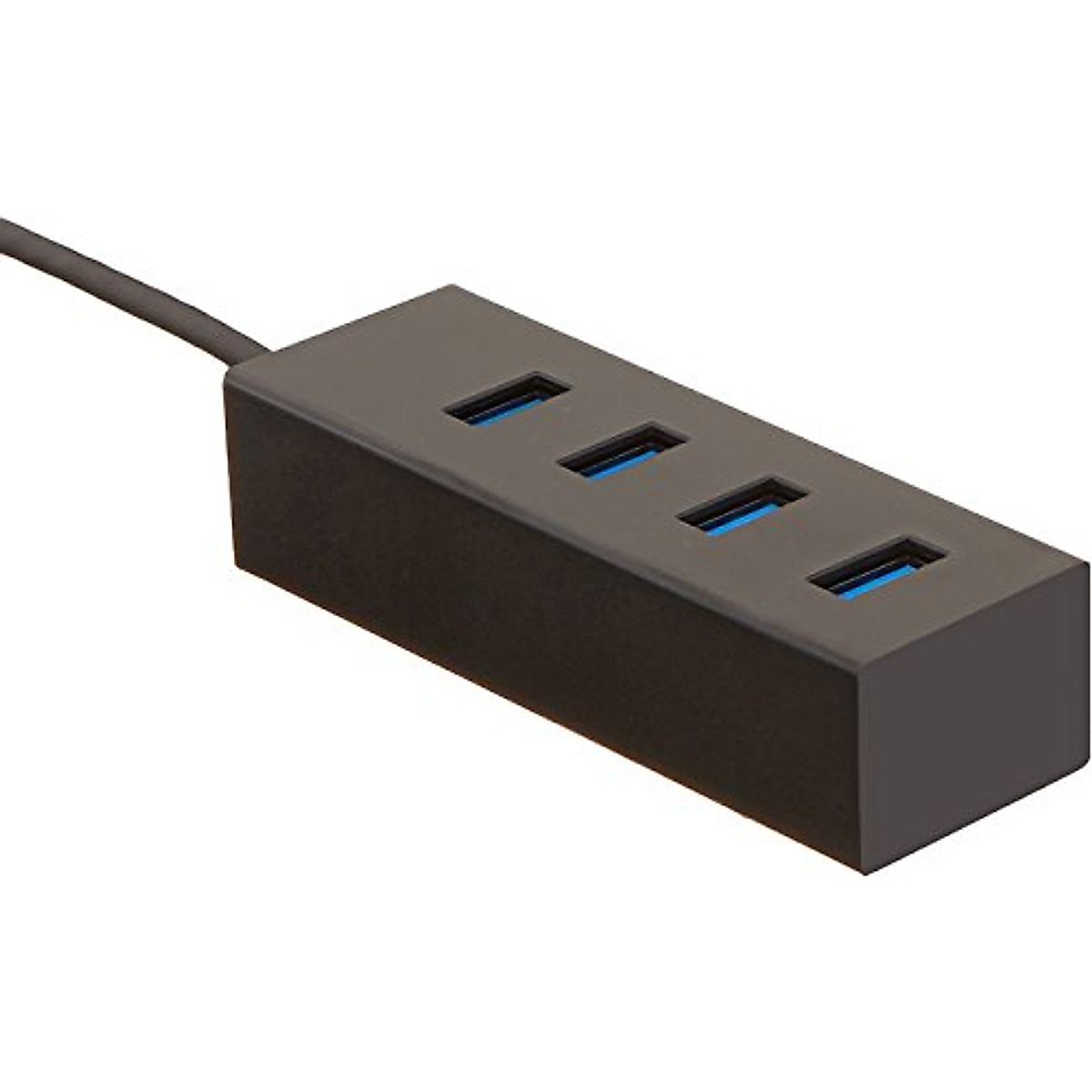 Amazon Basics USB 3.1 Type-C to 4 Ports USB Adapter Hub, Black