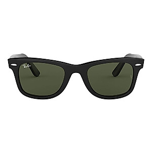 Ray-Ban Wayfarer Sunglasses,54mm,Black/Crystal Green