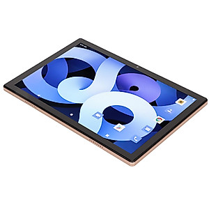 Luqeeg Smart Tablet, for Android 13.0 2560X1600 Resolution Front 8MP Rear 16MP Tablet 10.1 Inch for Video for Learning (Gold)