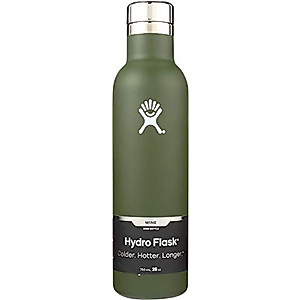 Hydro Flask Wine Bottle Olive 25 Ounce, 1 EA