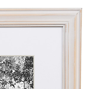 Kate and Laurel Bordeaux Gallery Wall Kit, Set of 10 with Assorted Size Frames in 3 Different Finishes - White Wash, Charcoal Gray, and Rustic Gray