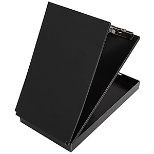 Saunders Black Recycled Aluminum Citation Holder – Eco-Friendly Office Supply, Corrosion Resistant, Lightweight Clipboard. Stationery Supplies