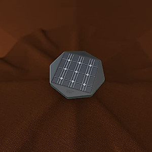 The LED Swilt 10 Feet Outdoor Umbrella With Sunbrella Bay Brown Acrylic Fabric - Auto-Tilt And Swivel Aluminum Frame Patio Umbrella With LED Lights For Deck, Garden, Pool - Black Pole