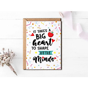 Teacher Appreciation Card - Greetings Card - Teacher Thank You Card - Teacher Appreciation Gift - Teacher Birthday Greeting Card.