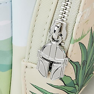 Loungefly The Mandalorian Grogu Stone Glow in the Dark Mini-Backpack, Amazon Exclusive