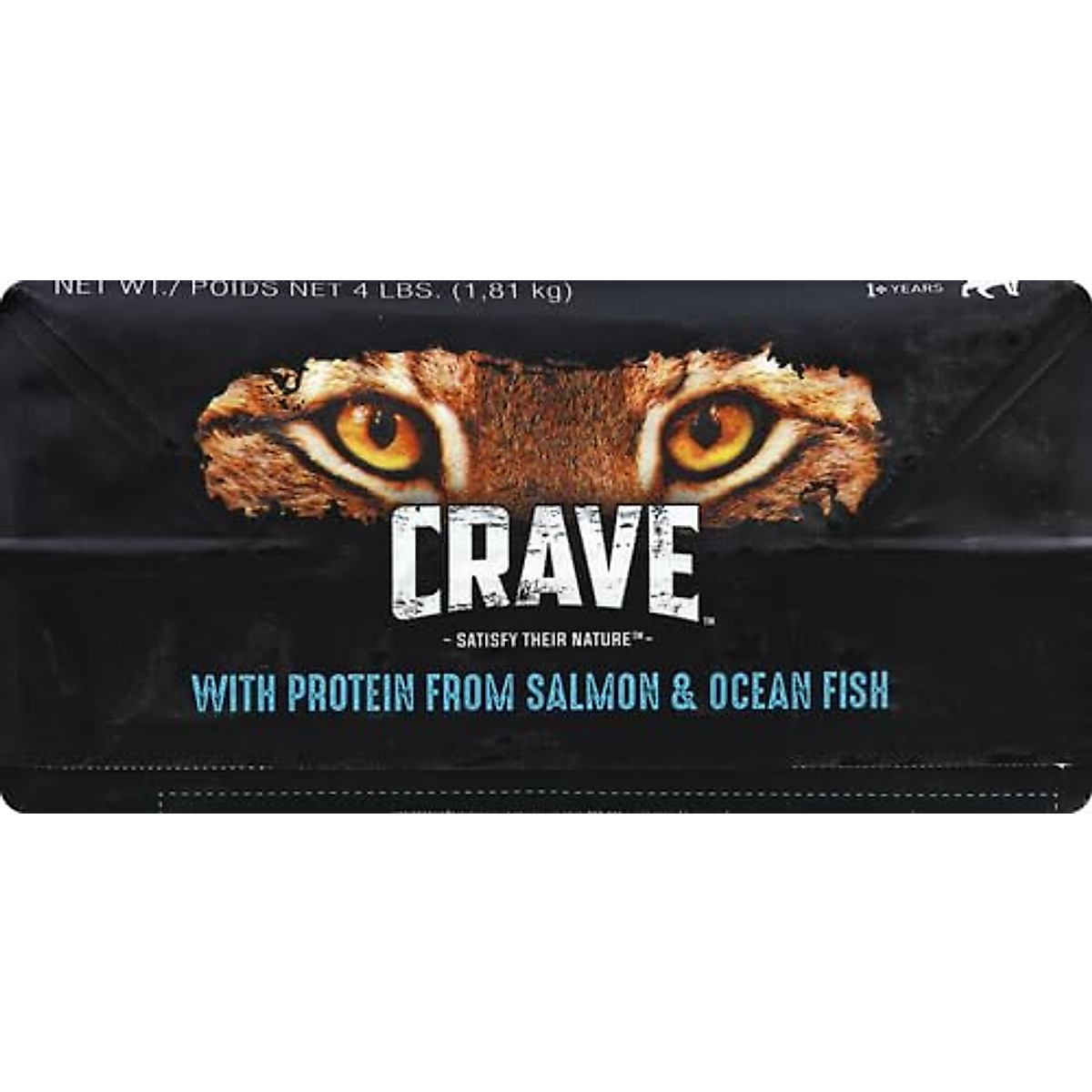 CRAVE Grain Free Adult High Protein Natural Dry Cat Food with Protein from Salmon & Ocean Fish 4 lb