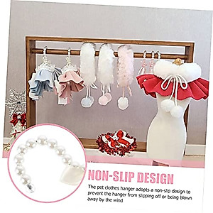 Balacoo 3pcs Pet Hanger Children's Hangers Drying Rack for Clothes Hangers for Skirts Baby Clothes Hanger Dog Closet for Clothes Cat Apparel Hangers Pet Clothes Hanger Mini Hanger Metal