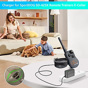 Charger for SportDOG Dog Remote Trainer Replacement for SportDOG SD-425 SD-425S SD-425CAMO and SD-825 SD-825X Remote Trainer Charger Adapter