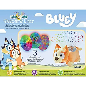Pillow Pets 11" BBC Studios Bingo Sleeptime Light - Plush Toy Stuffed Animal - Soft Pillow