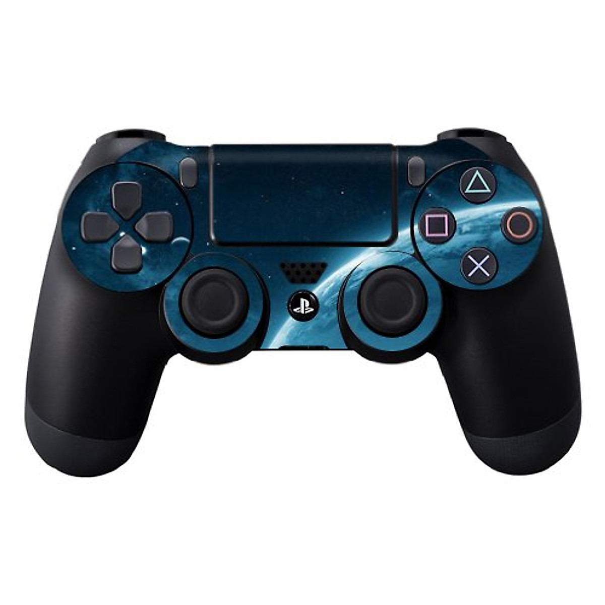 MightySkins Skin Compatible with Sony PS4 Controller - Outer Space | Protective, Durable, and Unique Vinyl Decal wrap Cover | Easy to Apply, Remove, and Change Styles | Made in The USA
