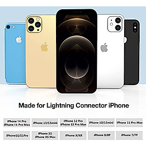 【Apple MFi Certified】 iPhone Lightning Earbuds Headphones Earphone Headset Built-in Microphone & Volume Control Compatible with Apple iPhone 14/13/12/11 Pro Max Xs/XR/X/7/8 Plus iPad Pro