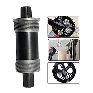 Zreneyfex Square Taper JIS Bottom Bracket 68 X110mm/123mm/127mm for Mountain Bike Replace BB-UN26 (68 x 110mm)