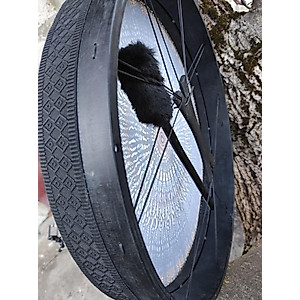 SYLALE Shaman drum percussion frame drum handmade deep bass therapy tool sound therapy instrument 9.9x9.9 inches Shaman drum blue