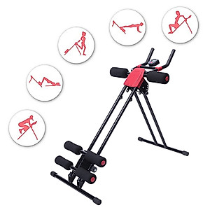 PRODCA Straight Linear Type Powerful Private Fitness Club Abdomen Exerciser Black