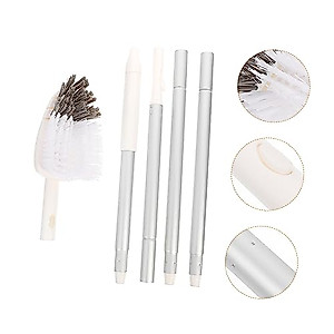 Healifty 1 Set Cleaning Brush Floor Mops Floor Scrubber Heavy Duty Mop Tub Tile Scrubber Brush Extendable Shower Scrubber Wall Cleaner Cleaning Tool Floor Cleaning Brush Bathtub Scrubber