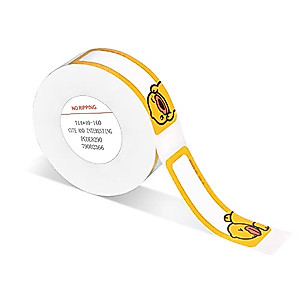 Label Maker Tape, Adapted Label Printer Paper, Standard Self-Adhesive Labeling Tape Address Labels Replacement, Office Custom Stickers for D11/D110 Label Maker, 14x40mm (0.55" x1.57")