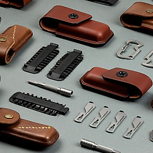 LEATHERMAN, Ainsworth Premium Leather Sheath for Multi-Tools, Fits Charge+, Wave+, Wingman, Rebar & More, Medium