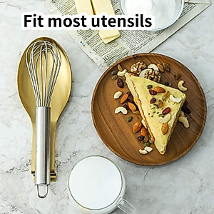 BETTWILL Gold Spoon Rest for Kitchen Counter