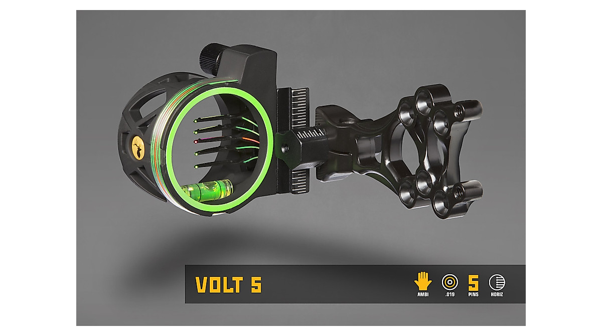Trophy Ridge Volt 5-Pin Archery Sight for Precise Shots