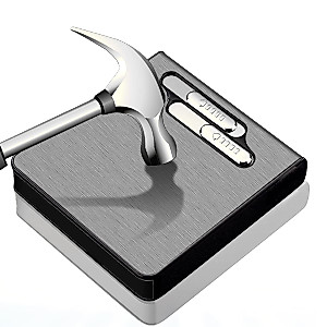 COZYLIFE Automatic Cigarette Case Dispenser, Automatic Ejection Box with USB Rechargeable,Automatic Ejection Holder with Arc Lighter, Gift for Your Friends (Black)